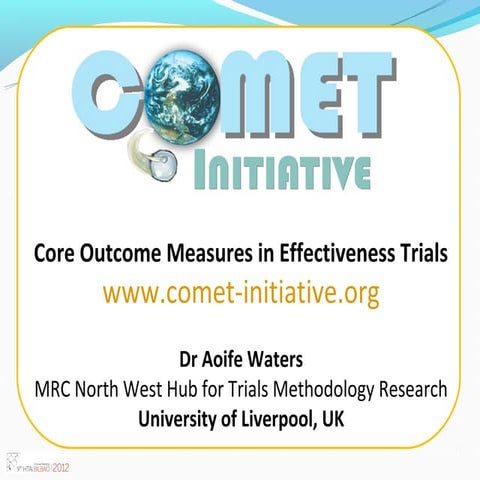 Core Outcome Measures in Effectiveness Trials | PPT
