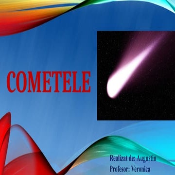 Prezentare la lecția de fizică: Cometele.pptx