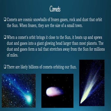 Comets | PPTX