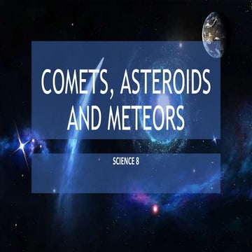 COMETS, ASTEROIDS AND METEORS.pptx