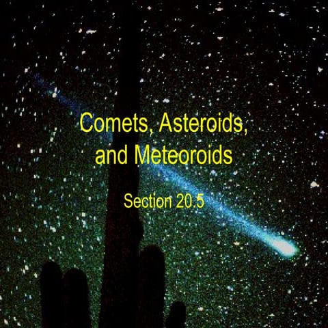 Comets Asteroids meteors meteoroids pptppt 1 | PPT
