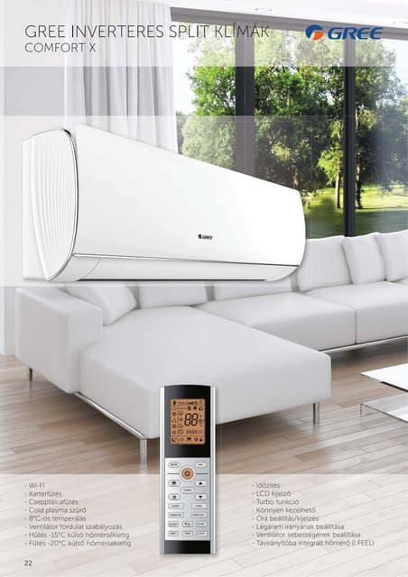 Gree Amber inverteres klíma | PDF