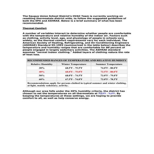 Comfortable Temperatures | PDF | Weather | Science
