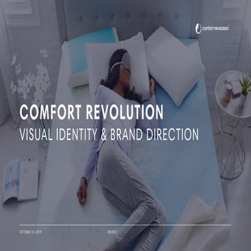 Comfort Revolution Visual Identity & Brand Direction | PPT