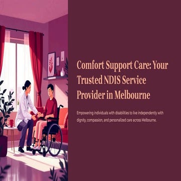 Comfort Support Care - Trusted NDIS Provider | PDF