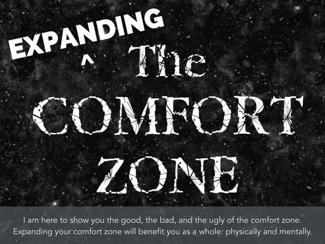 Step out of your comfort zone | PPT