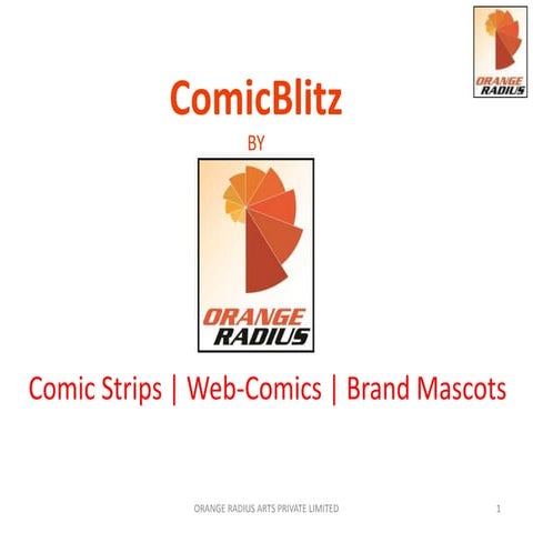 ComicBlitz- Comic Based Content for Brands | PPTX