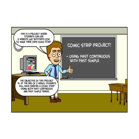 Comic Strip ESL Project | PPTX
