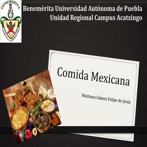 Comida mexicana | PPTX