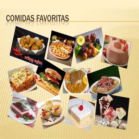 Comidas favoritas | PPTX