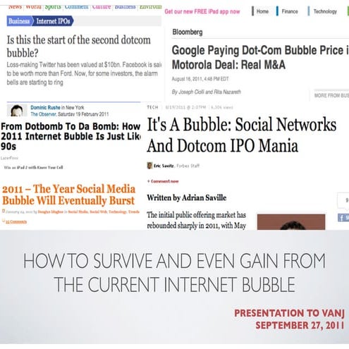 Current Internet Bubble | PDF