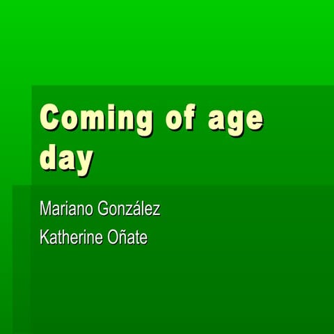 Coming of age day (1) | PPT