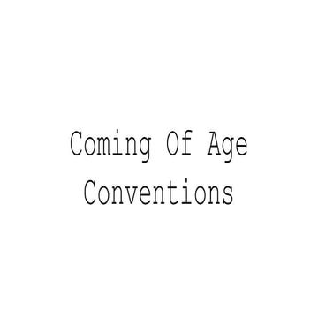Coming Of Age Genre Conventions | PPTX