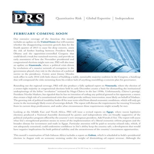 About The PRS Group | PDF