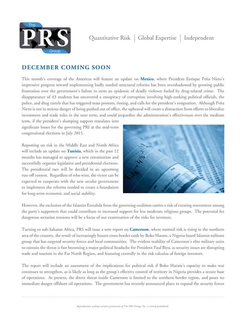 PRS Country Reports | PDF