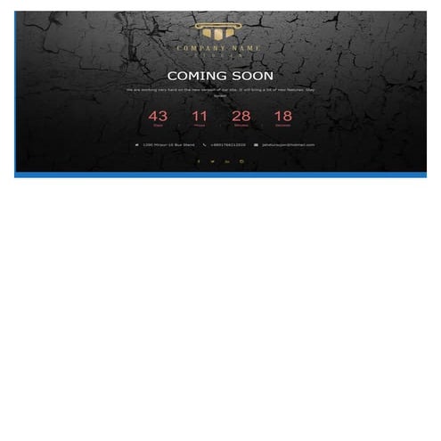 Coming soon WordPress Website | PDF