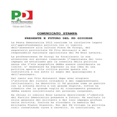 Comizio conclusivo | PDF