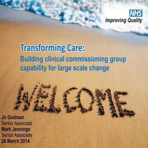 CCG transforming care programme | PDF