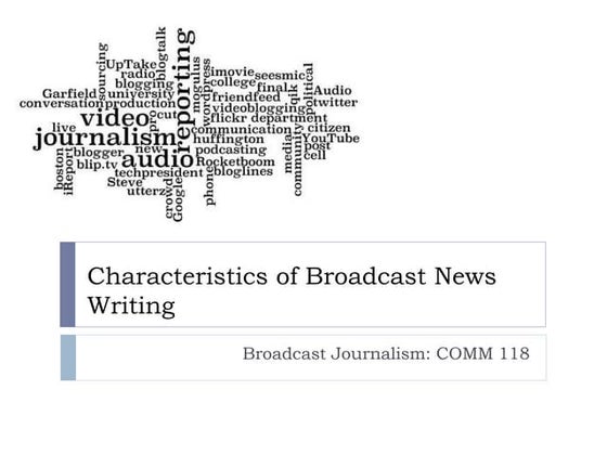 Tv news-reporting | PPT