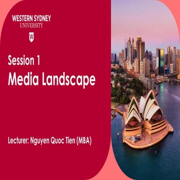 COMM2006 - Advertising (Media) - Session 1 - Media Landscape in ...