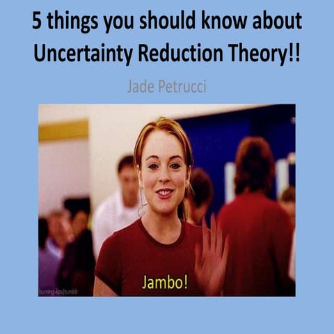 Comm201 Uncertainty Reduction Theory- Petrucci | PPTX
