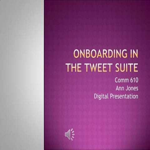 Comm 610 digital presentation | PPTX