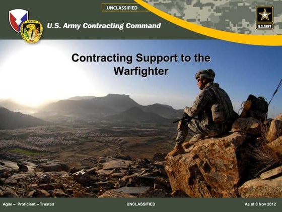 Army Contracting Command Brochure | PPT