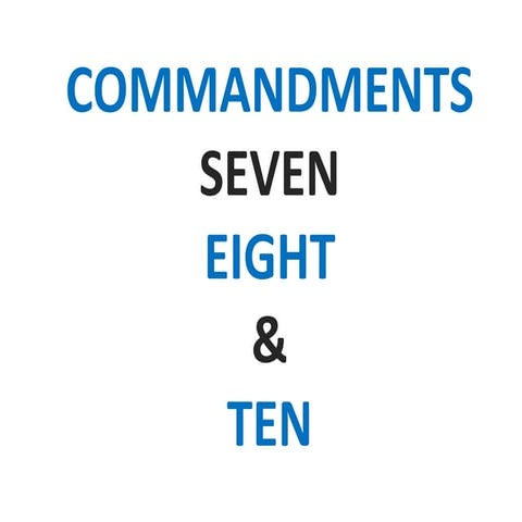 The Seventh Commandment.ppt