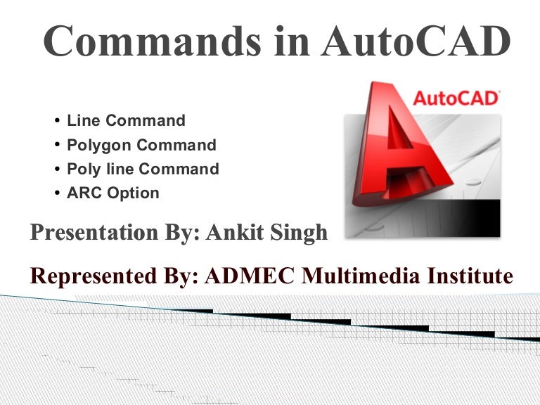 Commands in AutoCAD