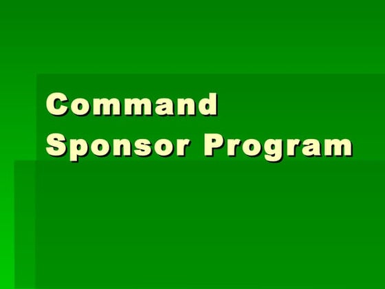 Sponsorship in CIMS step by step | PPT