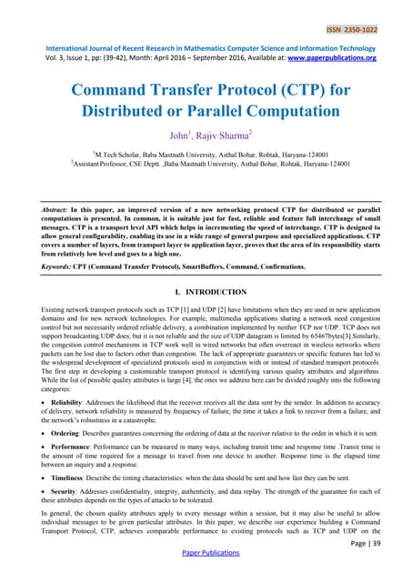 4G Technology and Its Application – An Overview | PDF