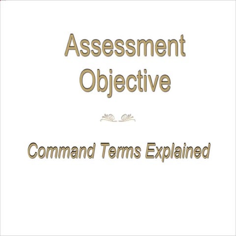 Command words | PPTX