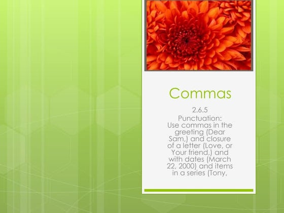 Grammar - Comma Use | PDF
