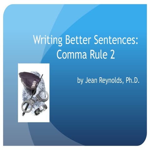 Comma Rule 2 | PPT