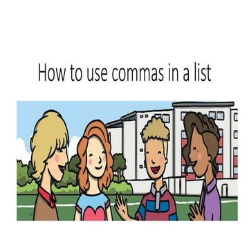 Commas | PPT