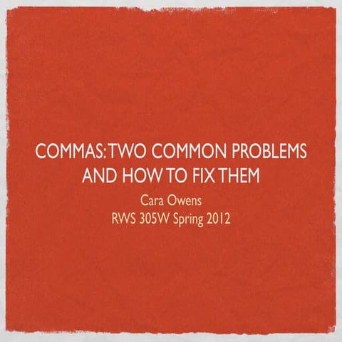 Unit 7 Commas After Introductory Words Lesson | PPT