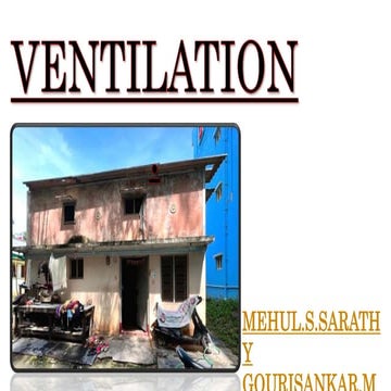 Community Medicine Ventilation of a house.pptx