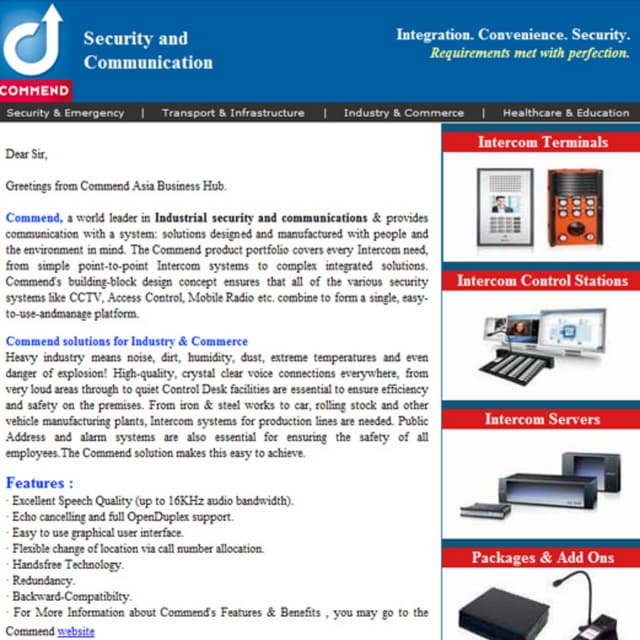 Commend mailer | PDF