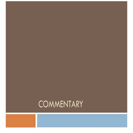 Commentary | PPT