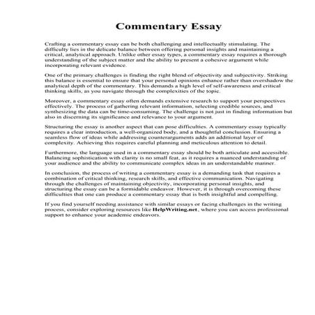 Commentary Essay.pdf