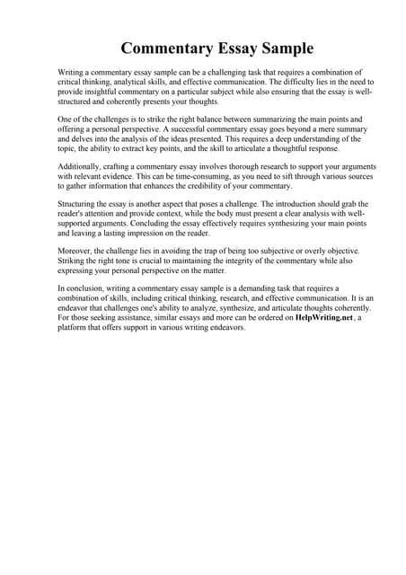 400 Word Essay Sample | PDF