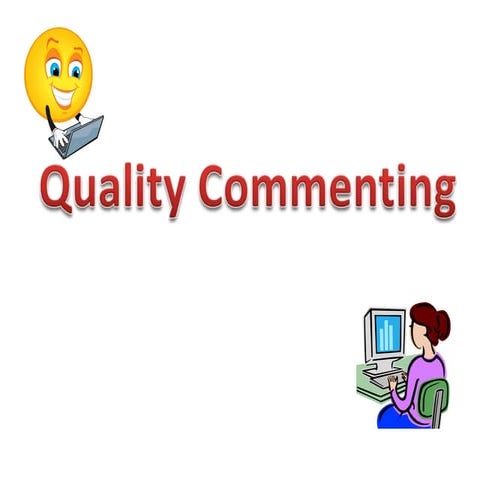 Commenting presentation | PPT