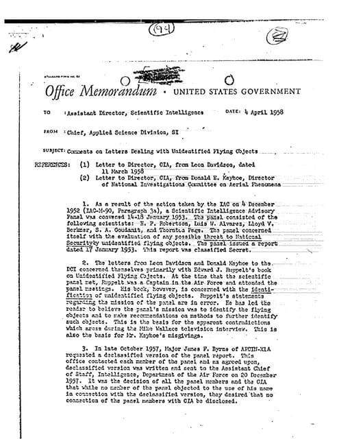 Comments on letters dealing with unidentified flying objects 2 | PDF Comments on letters dealing with unidentified flying objects 2 | PDF