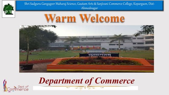 departmental presentation for naac visit | PPT