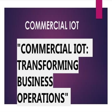 Using IoT and datacenter solutions to transform businesses | PDF