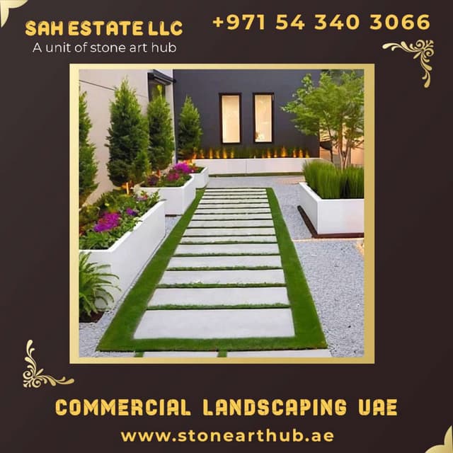 Commercial Landscaping UAE - SAH ESTATE LLC | PDF