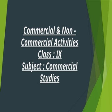 commercial and non commercial activities.pptx