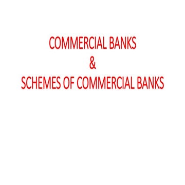 COMMERCIAL BANKS & SCHEMES OF COMMERCIAL BANKS.pptx