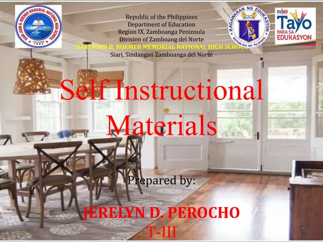 (TLE) Kitchen Layouts Presentation | PPTX