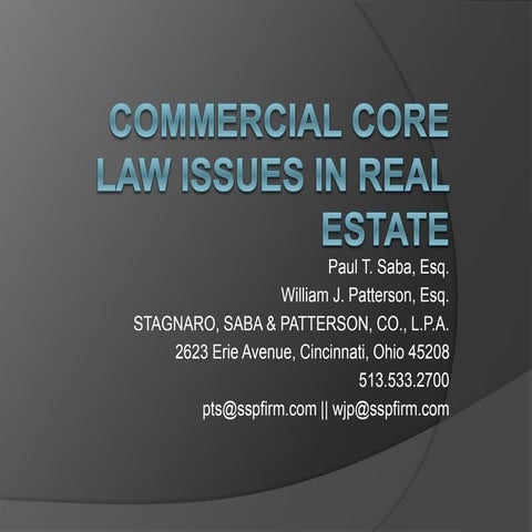 Commercial Core Law | PPTX